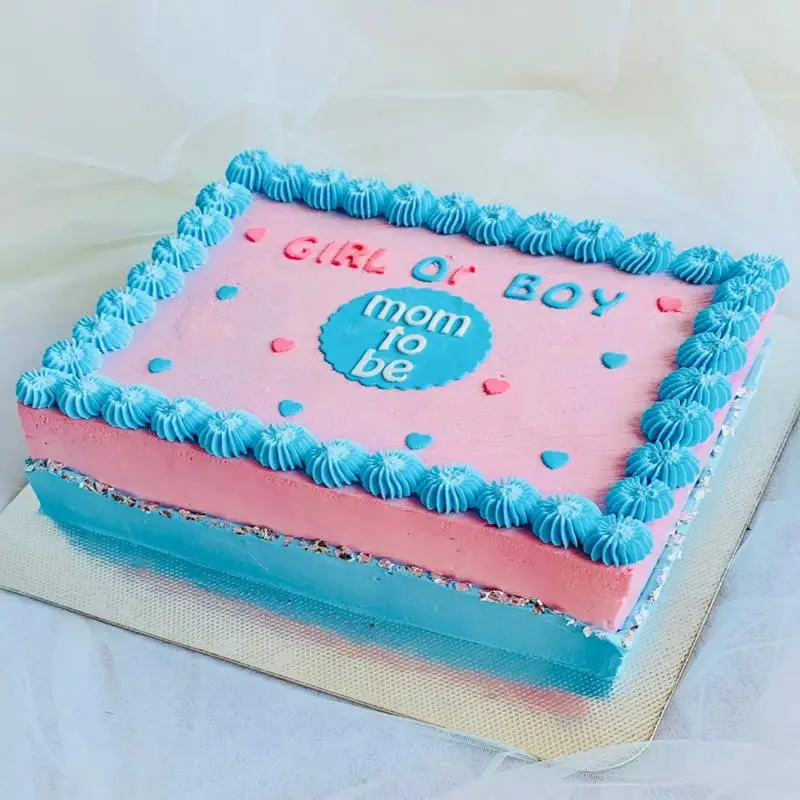 Customized Mom To Be Theme Cake